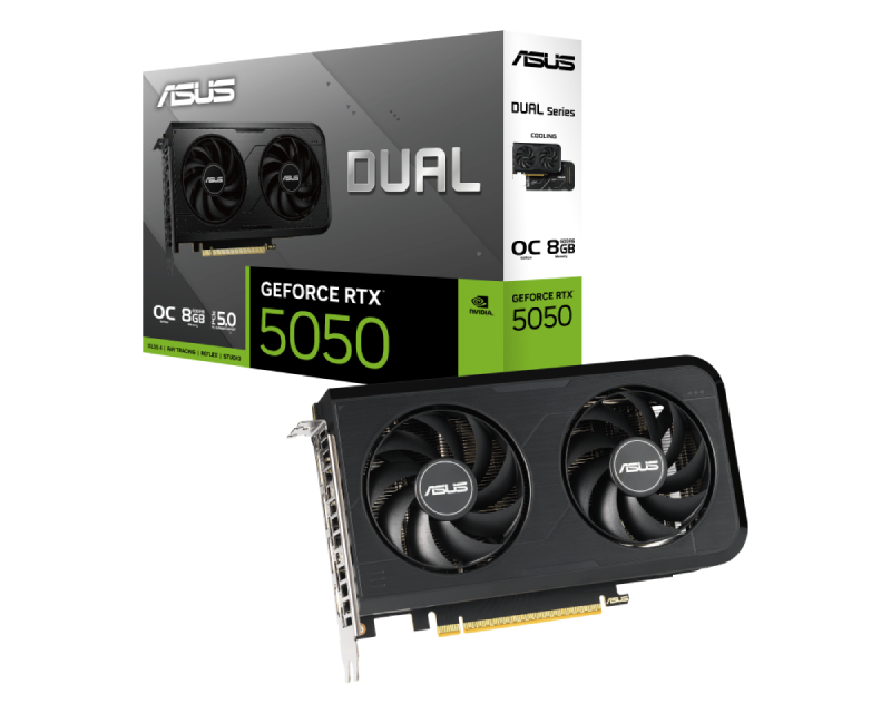 Grafička karta ASUS nVidia GeForce RTX 5050 8GB 128bit DUAL-RTX5050-O8G GDDR6ID: EK000782158