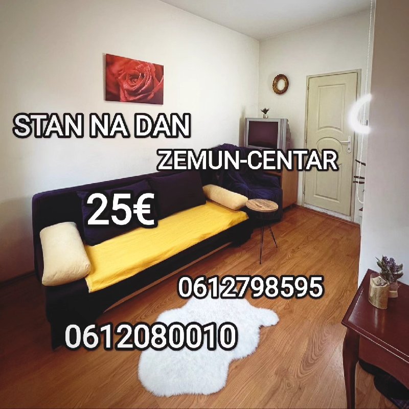 Stan na dan 25E Zemun u centru Zemuna