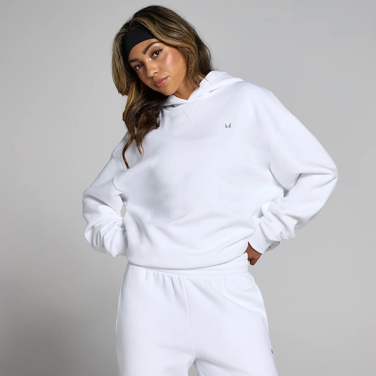 MP Women's Basics Oversized Hoodie − ženska dukserica − bela