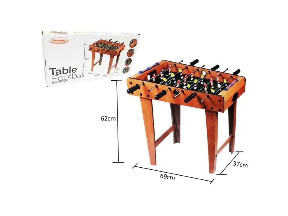Stoni fudbal za decu sa nožicama, Veliki, Drveni