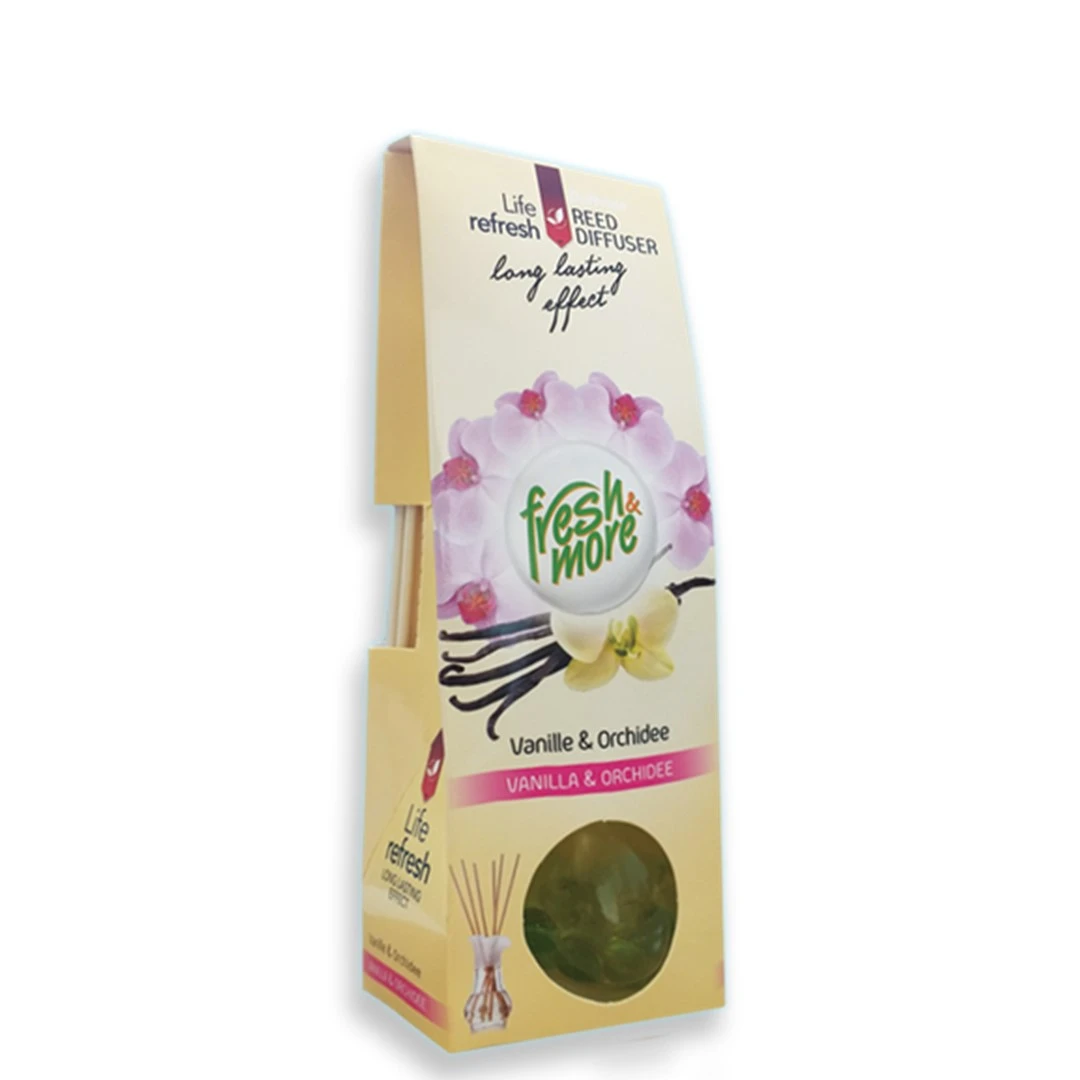 FRESH&MORE OSVEŽIVAČ PROSTORA ŠTAPIĆI 35ML VANILLA&ORCHIDE