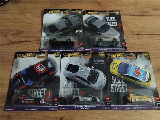 Hot Wheels Premium Slide Street Set