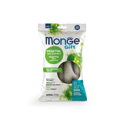 Monge Dental Sponges - All breeds poslastica za pse sa biljem i hlorelom 210gr