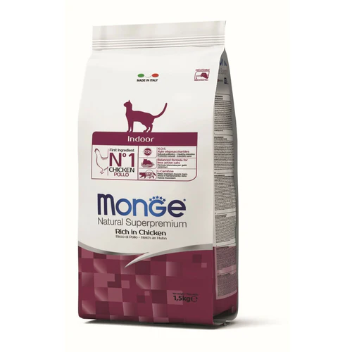 MONGE Hrana za mačke, Indoor, 1,5kg