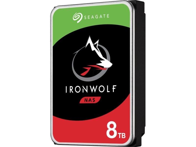SEAGATE 8TB 3.5” SATA III 256MB ST8000VN004 IRONWOLF
