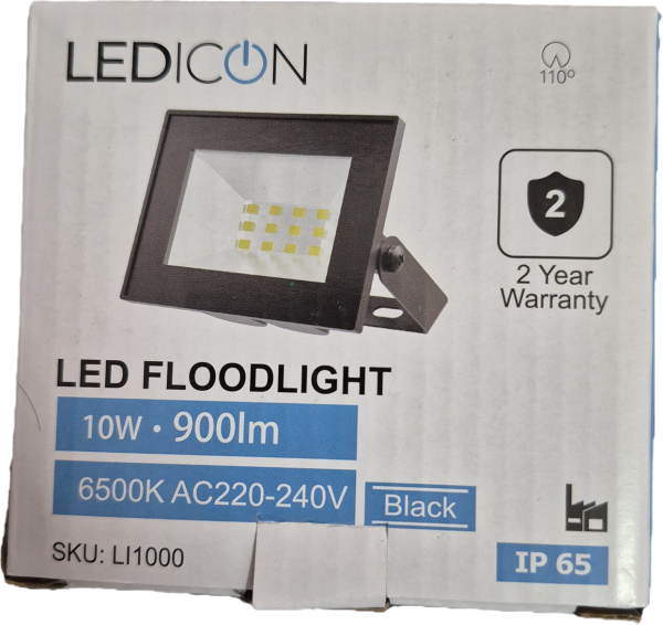 LEDICON LED REFLEKTOR 10W, 900LM, SMD, 6500K, IP65