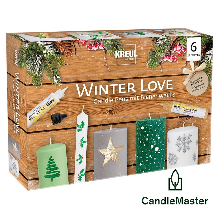 Candle Pen – Winter Love set od 6