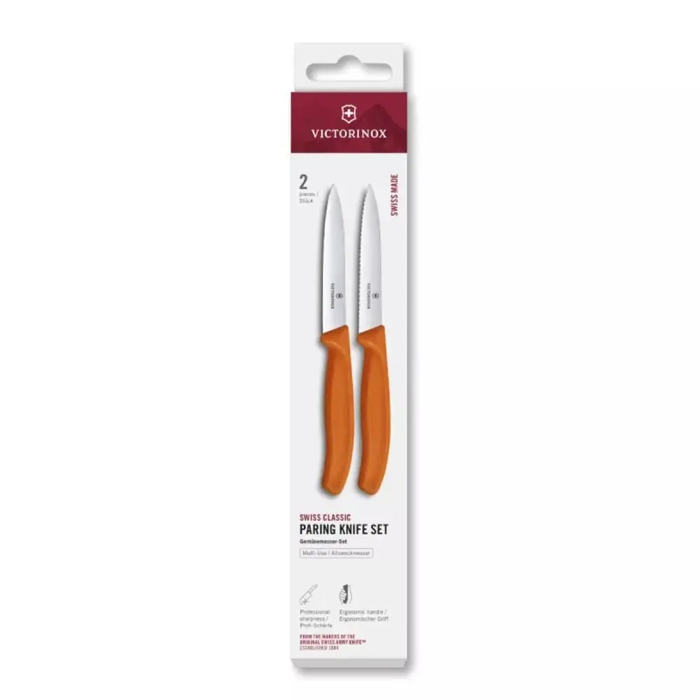 VICTORINOX Swiss Classic Orange Set 2 noža