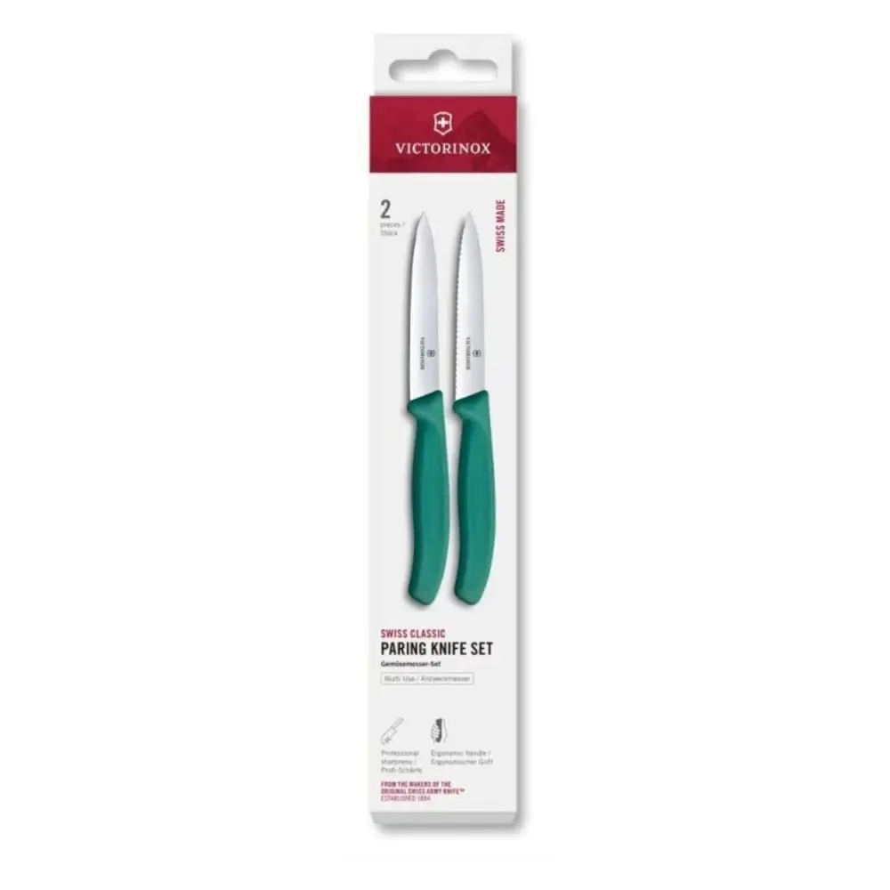 VICTORINOX Swiss Classic Green Set 2 noža