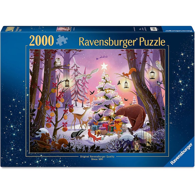 Ravensburger puzzle (slagalice) - 2000pcs Christmas in The Woods RA12001417