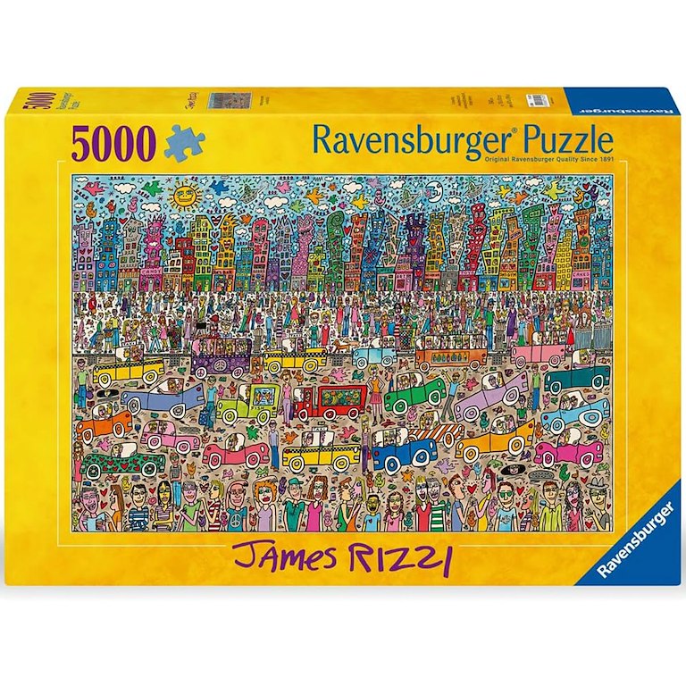 Ravensburger puzzle (slagalice) - 5000pcs James Rizzi RA17427