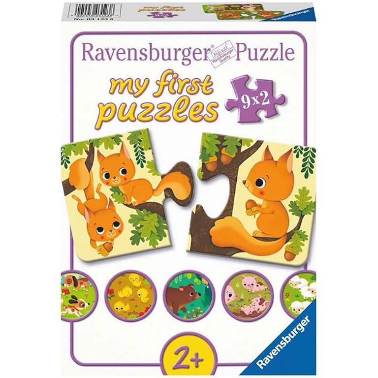 Ravensburger puzzle (slagalice) - Životinje i njihovi mladunci RA03123