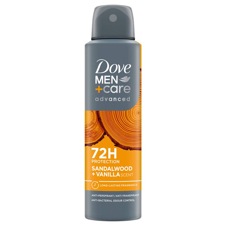 Dove deo m spray sandalwood 150ml dove
