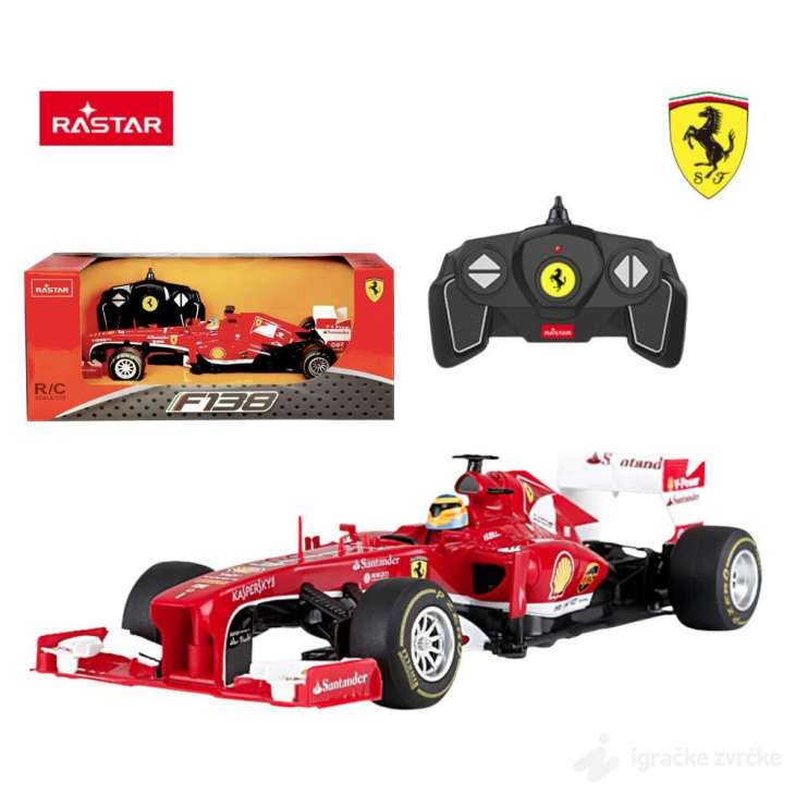 Autić na daljinski 1:18 FERRARI F1 CRVENI Rastar