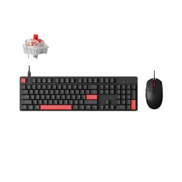 Tastatura + miš Keychron Lemokey X2 / M55 Red Switch