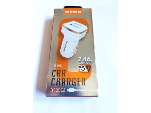 WEWO Car Charger 2xUSB (Novo)