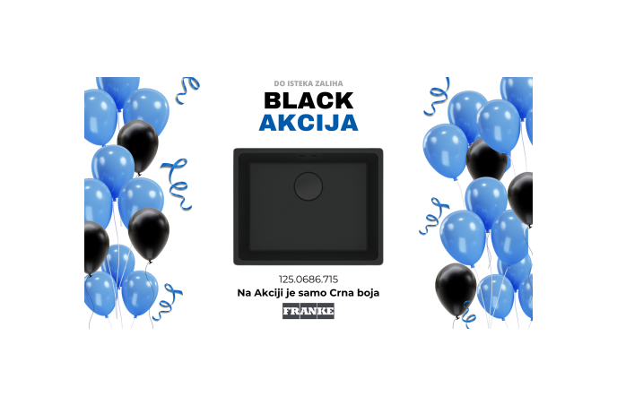 Black Akcija - Korito sudopera - Franke - Maris 2.0 MRG 110-52 - Granitna - Black Edition