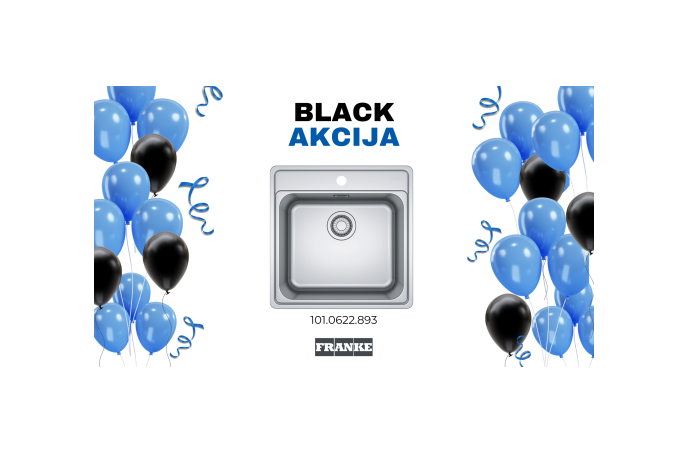Black Akcija - Korito sudopera - Franke - Bell BCX 610-51 - Inox