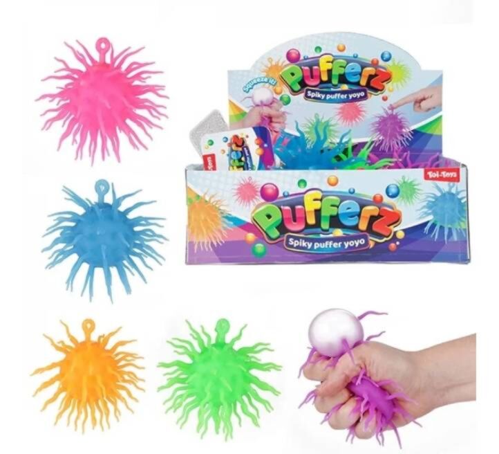 Pufferz Čupava lopta Spikey 12 cm