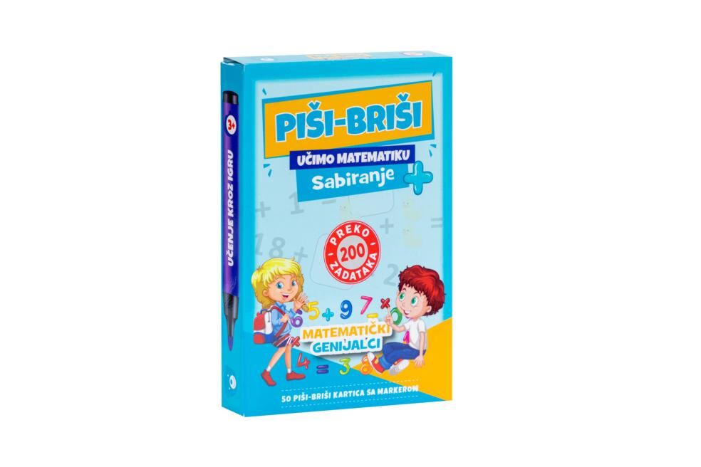 Magaza Edukativne kartice Piši-briši Sabiranje 01861