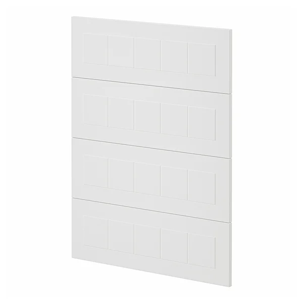 4 fronta za mašinu za suđe, Stensund bela, 60 cm