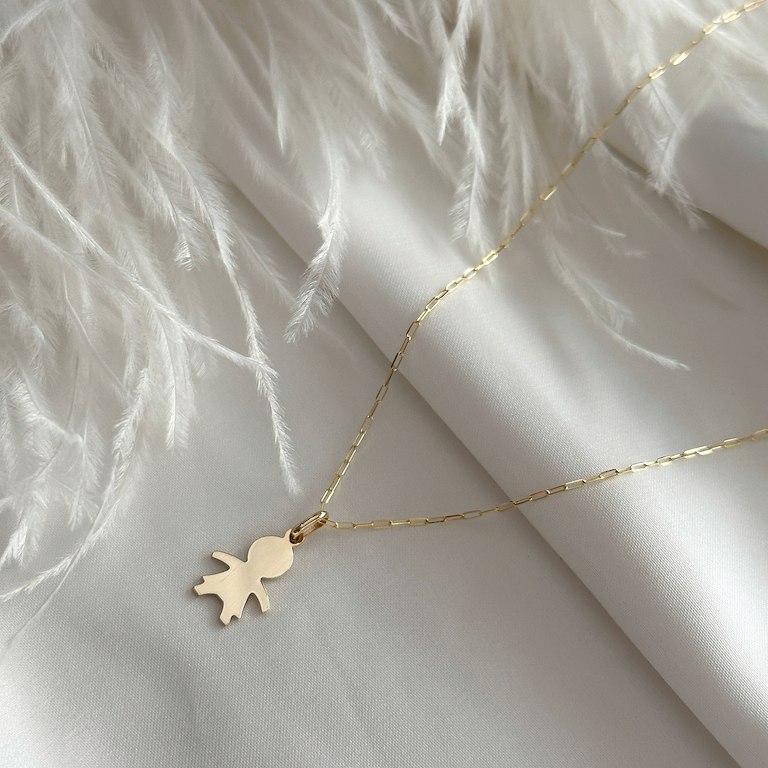 Ogrlica od žutog zlata , devojčica