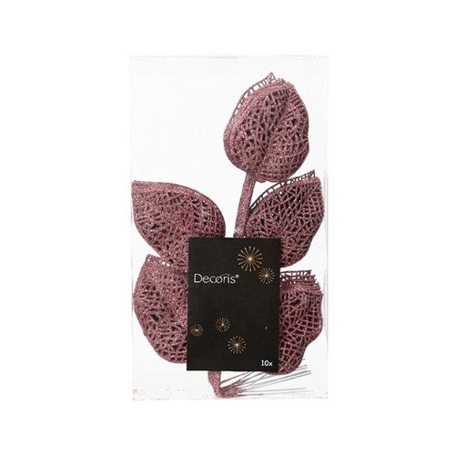 NG cvet - GLITTER LEAF 1pcs 36cm 029326 - Rose - KMG