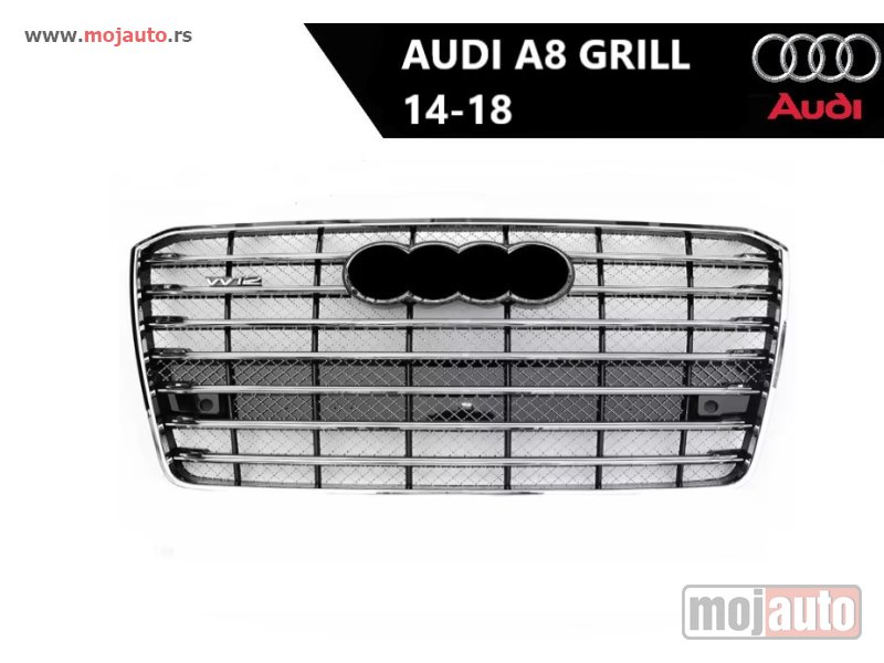 Audi A8 prednji grill 14-18 V2