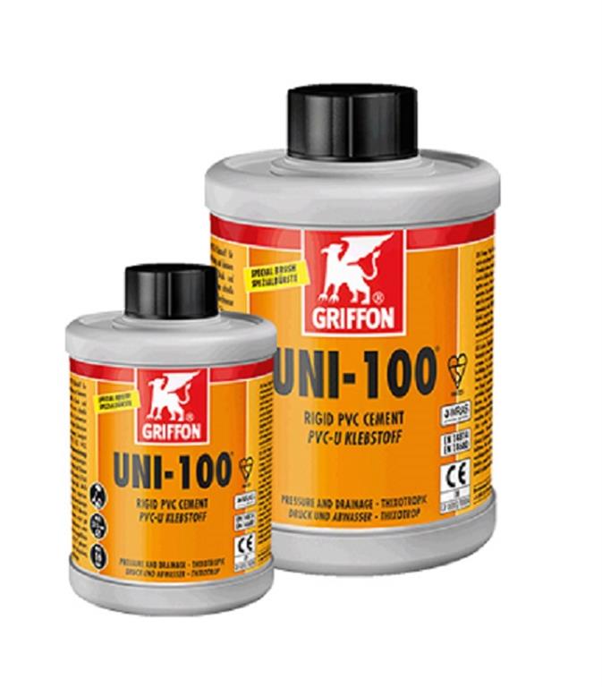 UNI-100 UPVC lepak (Solvent Cement) 1L GRIFFON