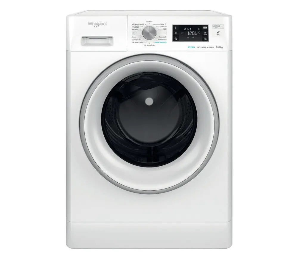 Whirlpool Mašina za pranje i sušenje veša FFWDB 964489 SV EE, 9/6kg, 1300obr/min, Bela