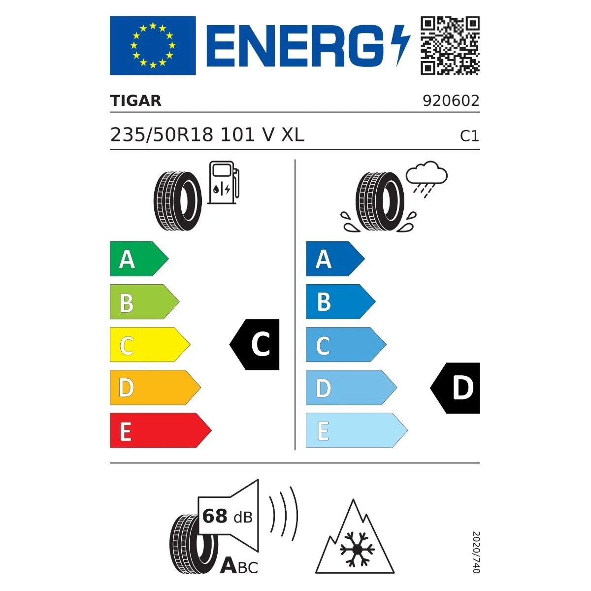 TIGAR 235/50X18 97V XL TL ALL SEASON SUV DOT4322