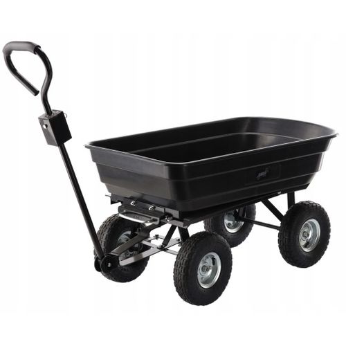 Chomik Baštenska/transportna kolica Garden Line, 300 kg, 75 L Black