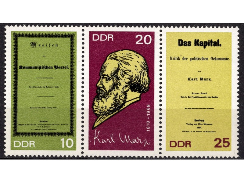 Nemačka DDR 1968. Karl Marx