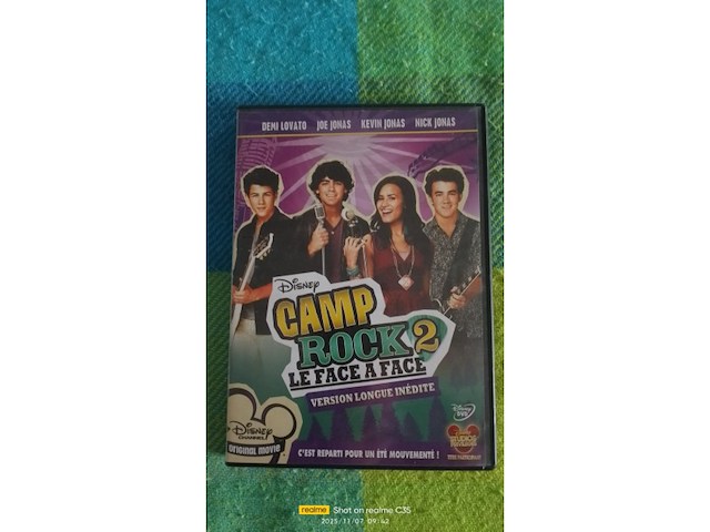 DVD CAMP ROCK 2 LE FACE A FACE