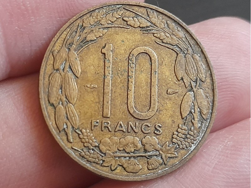 Kamerun, 10 franaka 1958