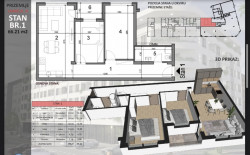 Prodajem Stan-Apartman, Sajam, Novi Sad, €194.400