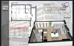 Prodajem Stan-Apartman, Sajam, Novi Sad, €82.900