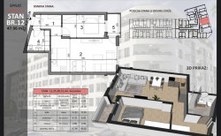 Prodajem Stan-Apartman, Sajam, Novi Sad, €143.300