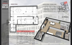 Prodajem Stan-Apartman, Sajam, Novi Sad, €150.500
