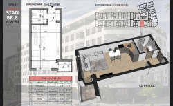 Prodajem Stan-Apartman, Sajam, Novi Sad, €96.600