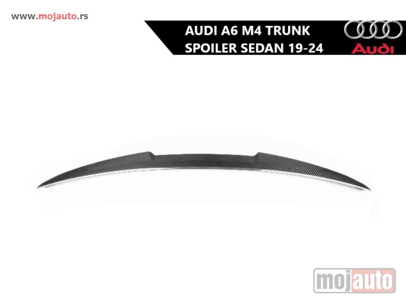 Audi A6 sedan M4 spoiler 19-24