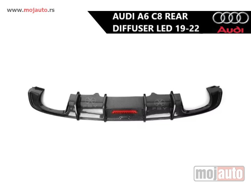 Audi A6 zadnji difuzor led 19-22
