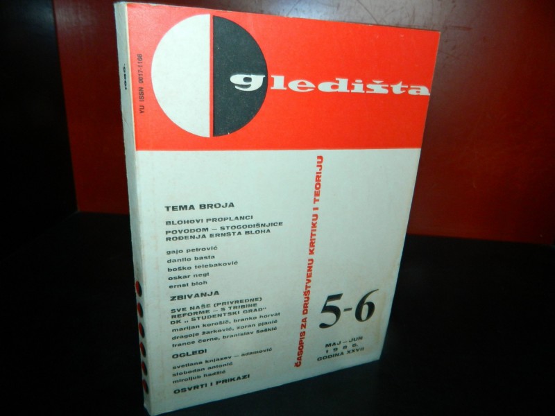 Gledišta 5-6*1986 Ernst Bloh temat