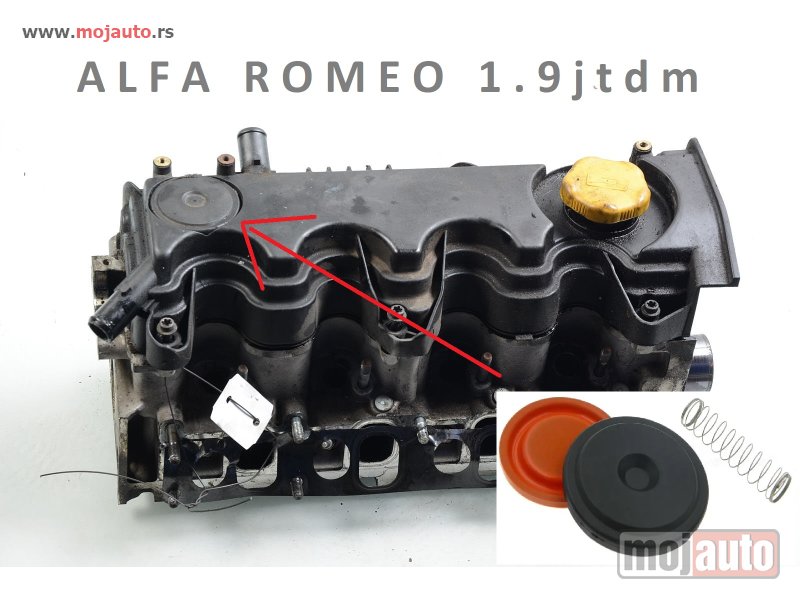 Separator membrana uljnih para ALFA ROMEO 1.9mjet 120hp 8v