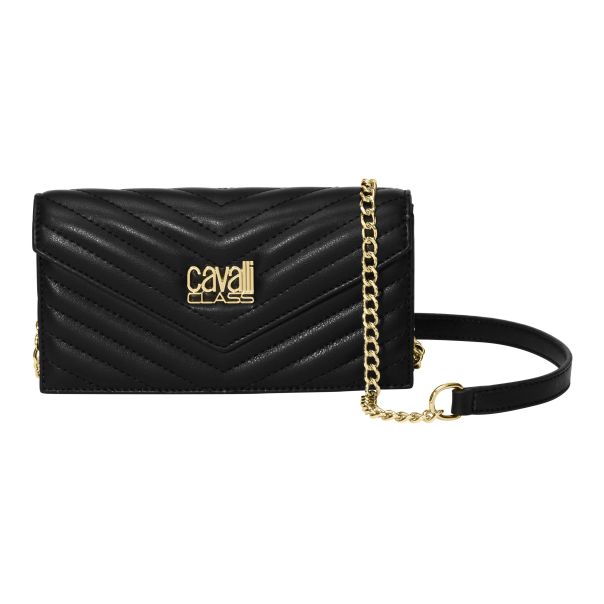 CAVALLI CLASS mini crossbody ženska torba VALERIA, Black