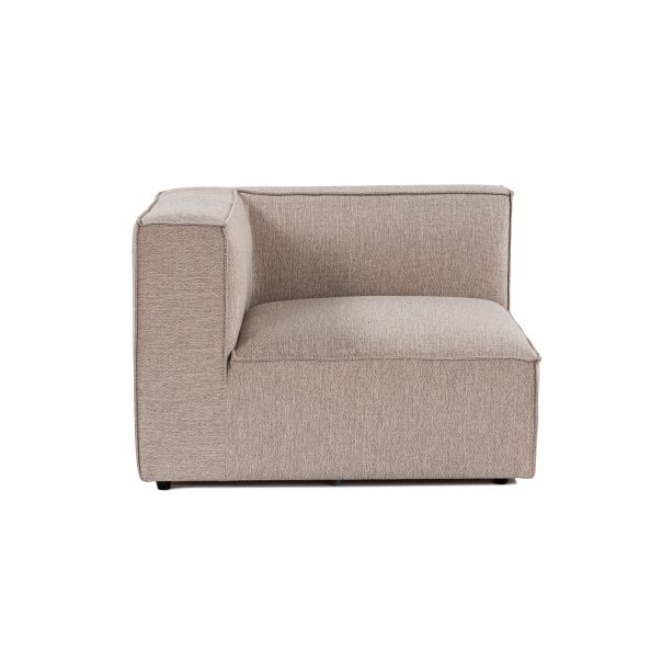 ATELIER DEL SOFA Ugaona fotelja Sora L1, leva, bež