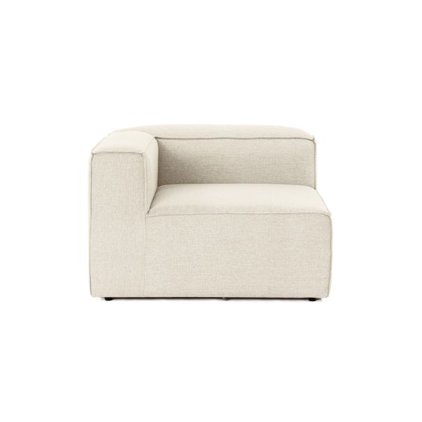 ATELIER DEL SOFA Ugaona fotelja Fora L1, leva, krem