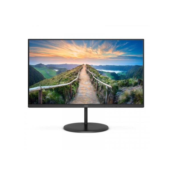 AOC Monitor Q24V4EA 23.8"/IPS/2560X1440/75Hz/4 ms GtG/HDMI,DP/Adaptive Sync/VESA/zvucnici/crna