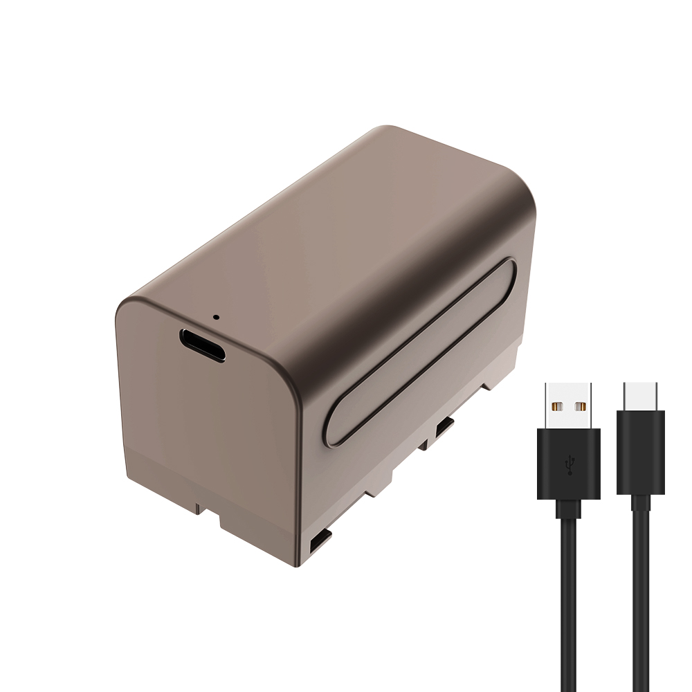 Kingma NP-F750 5200mAh baterija USB-C punjenje + Protective Box