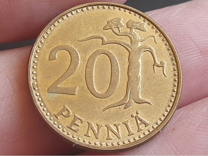 Finska, 20 penija 1982